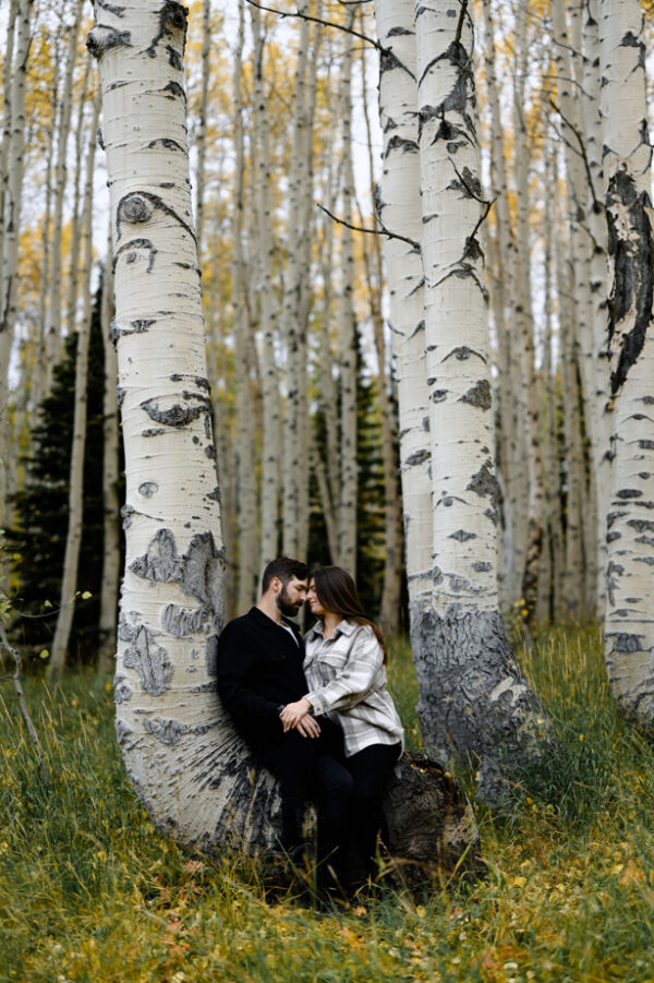 Fall engagement in Park City, Utah with Andrew & GG - Elisha ...