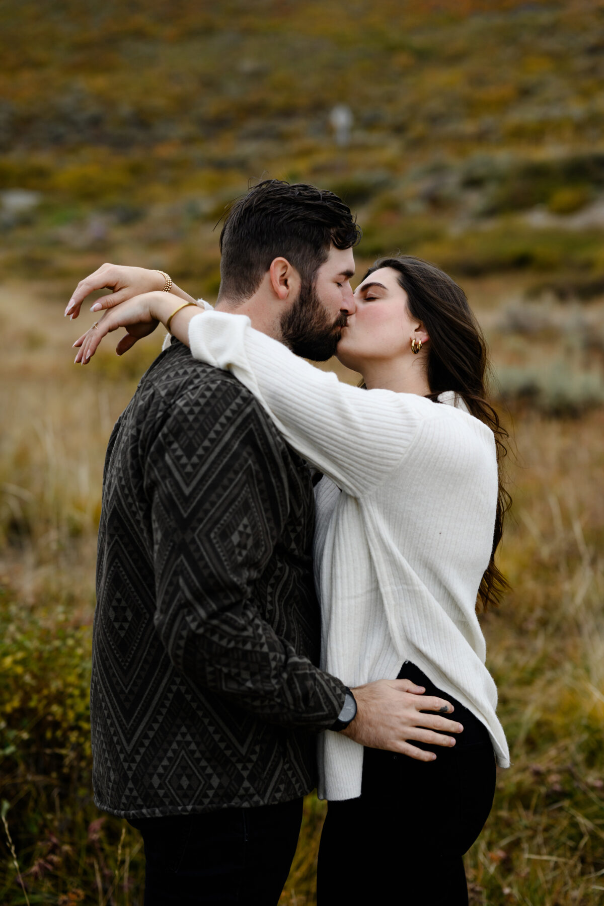 Fall engagement in Park City | Andrew & GG - Elisha Braithwaite Photography